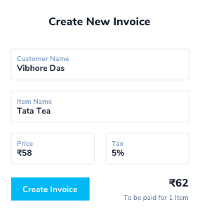 Paytm's Payment Invoice - Create & Send Invoices via SMS or Email