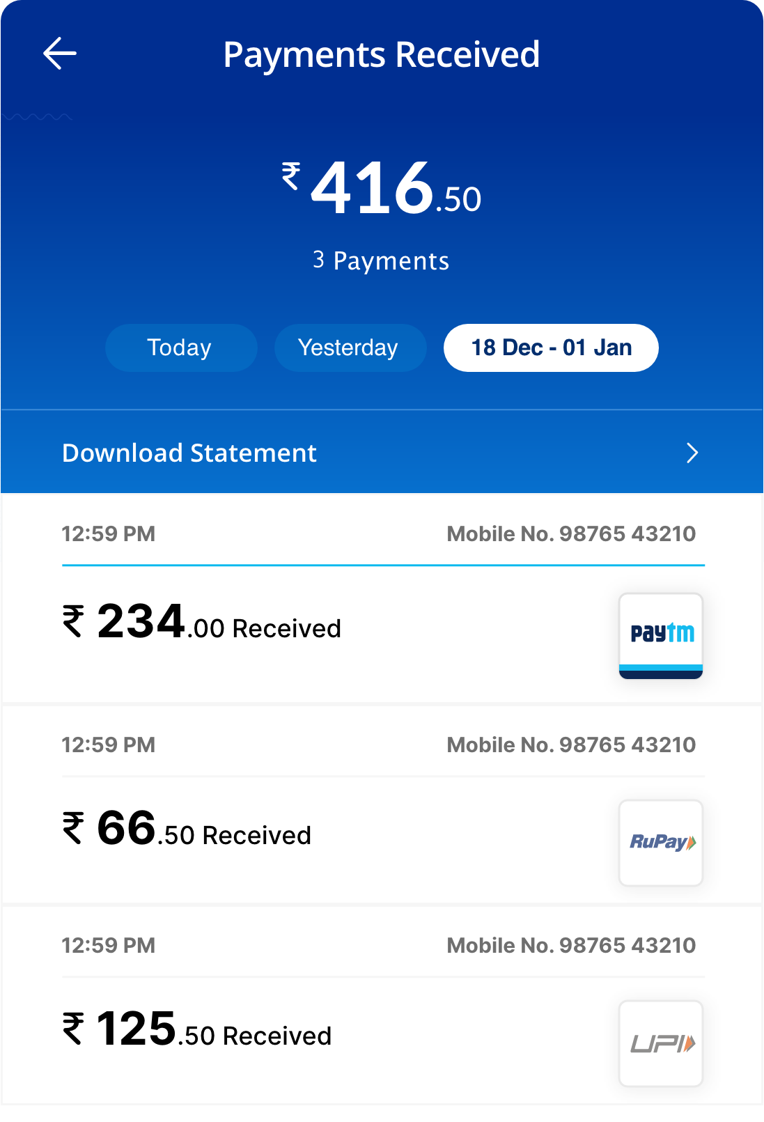Accept Payments with Paytm All in One QR