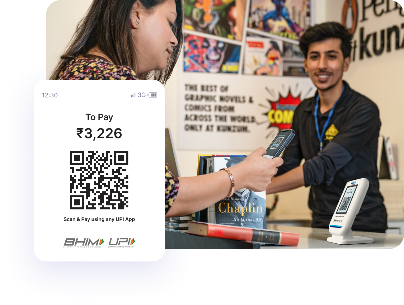 Dynamic QR Invoices for GST Compliant Businesses