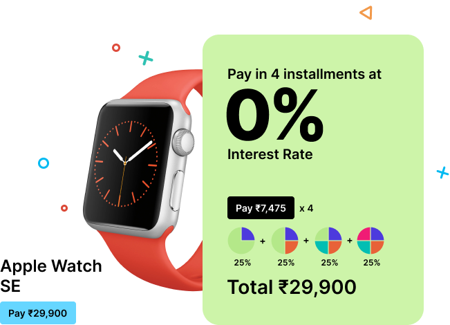 Get No cost EMI solution for Online shopping and cashback offers